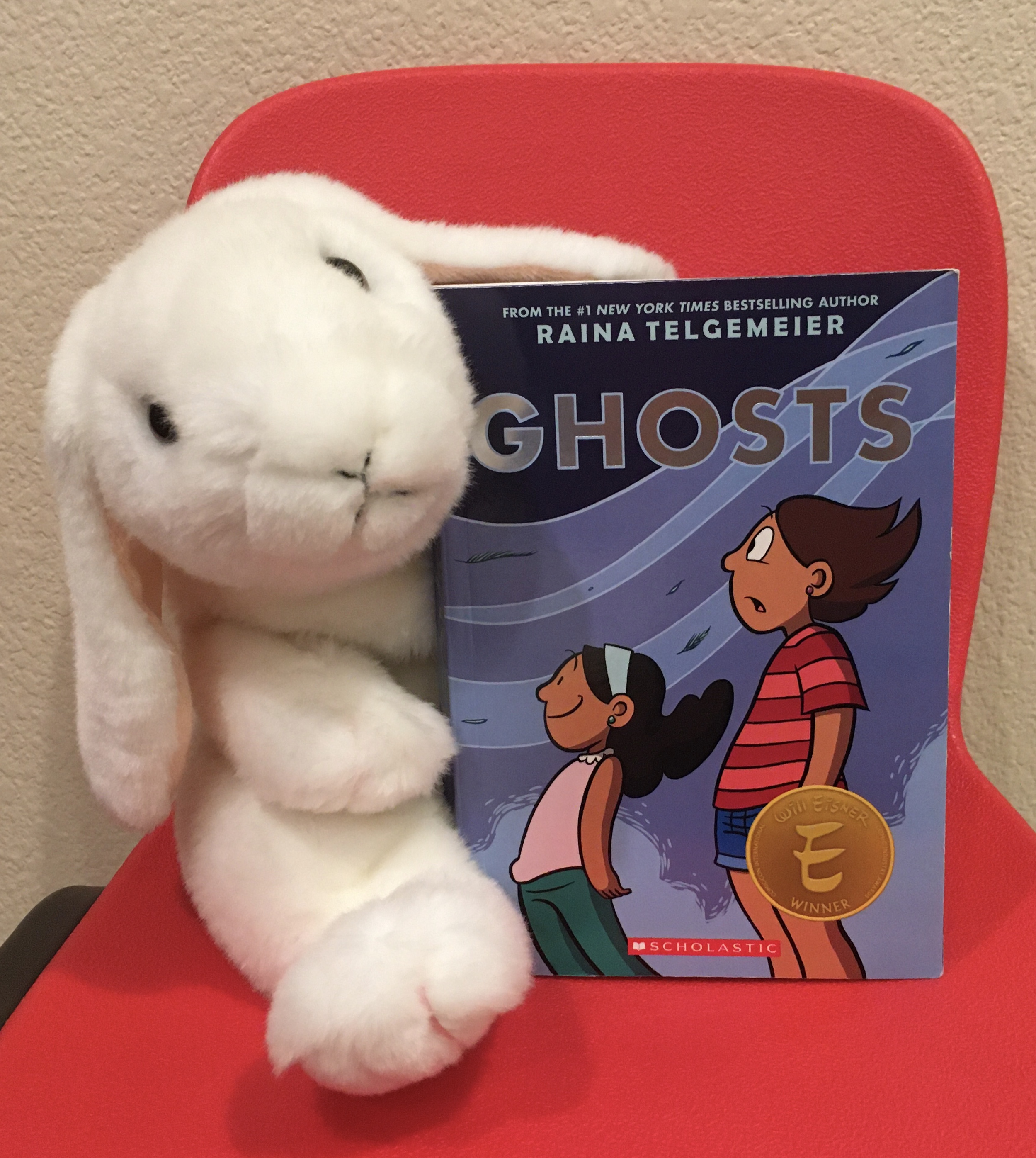 Marshmallow reviews Ghosts by Raina Telgemeier – BookBunnies