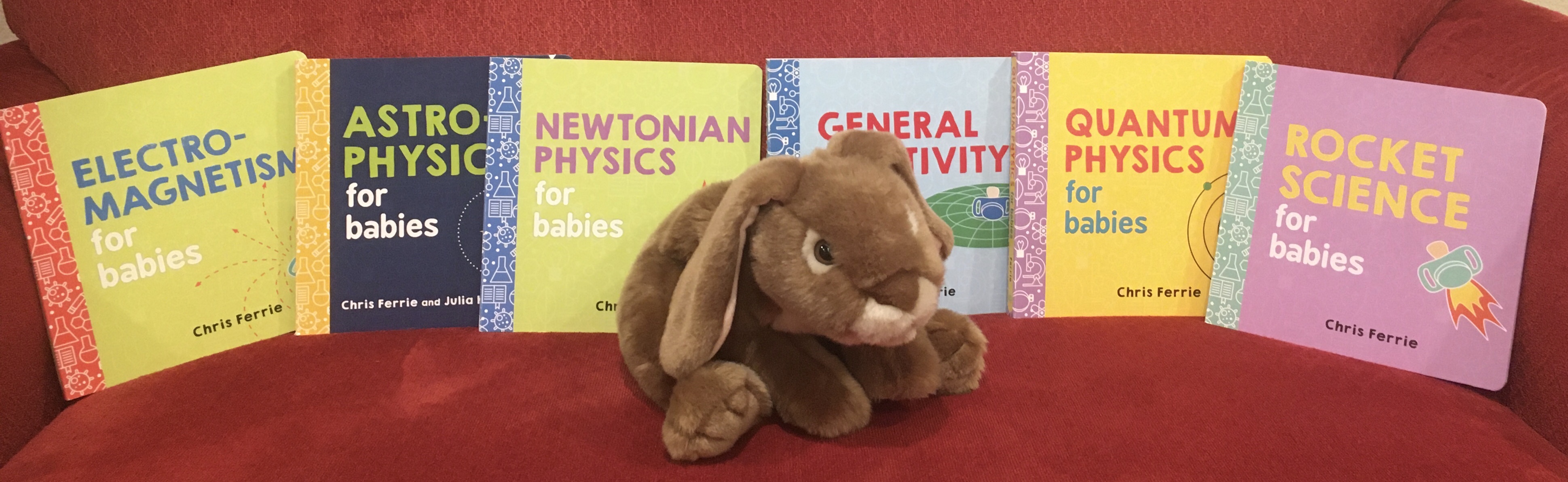 Caramel reviews physics books for babies by Chris Ferrie – BookBunnies