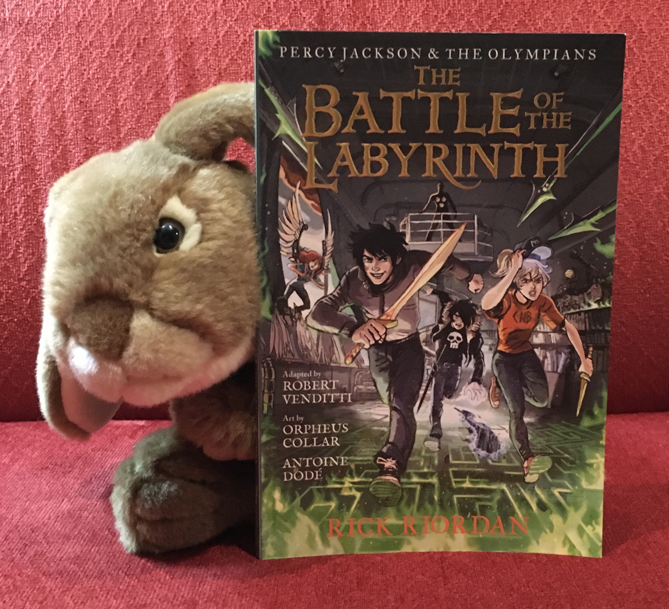 Caramel reviews The Battle of the Labyrinth: The Graphic Novel by Rick ...