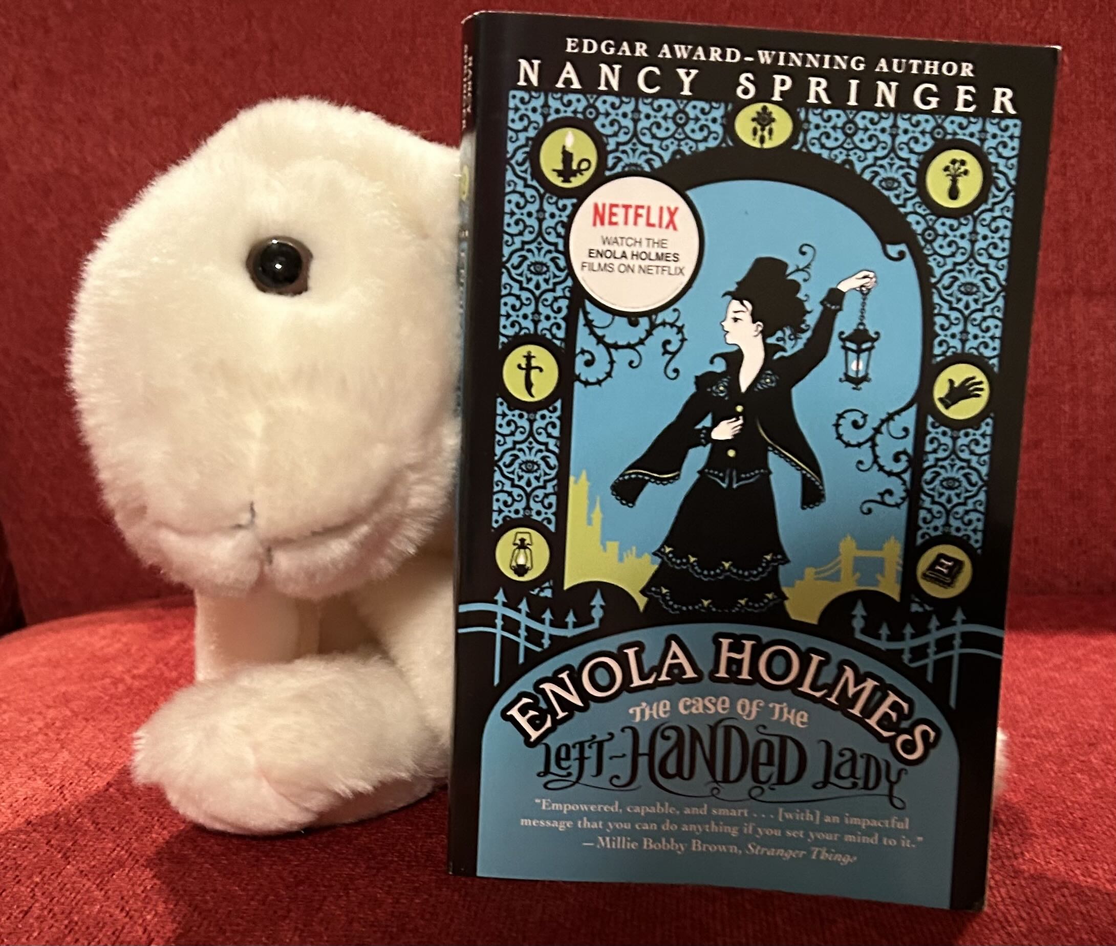 Marshmallow reviews Enola Holmes: The Case of the Left-Handed Lady by ...