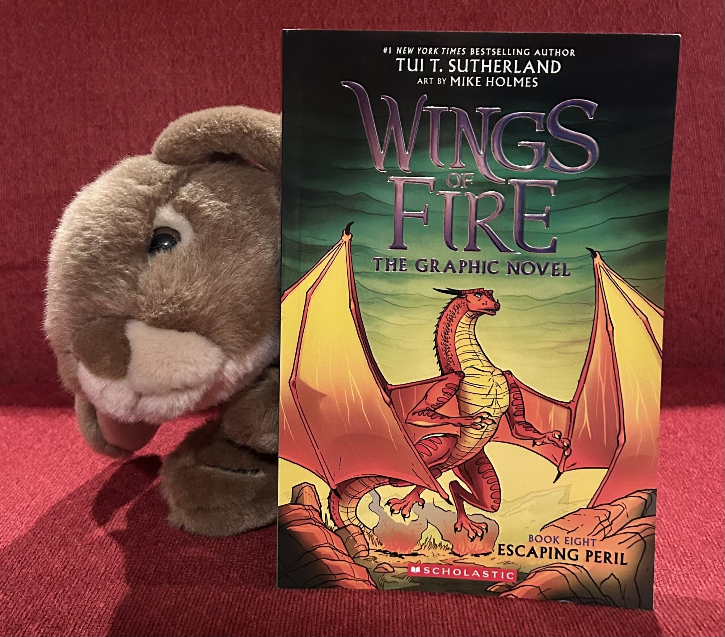 Caramel reviews Escaping Peril: The Graphic Novel (Book Eight of Wings of Fire) by Tui ...